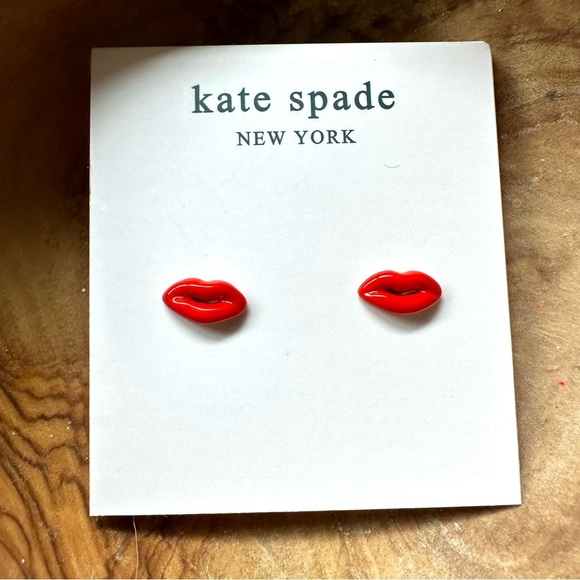 kate spade | Jewelry | New Kate Spade Small Lips Studs Earrings | Poshmark